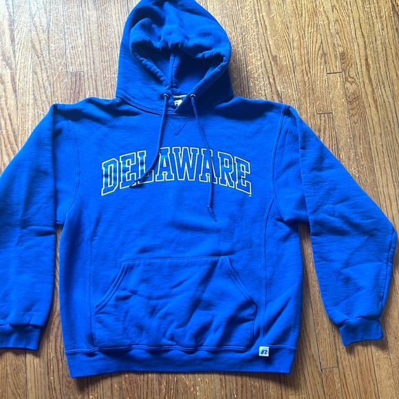 Russell Athletic | Tops | University Of Delaware Hoodie Medium | Poshmark
